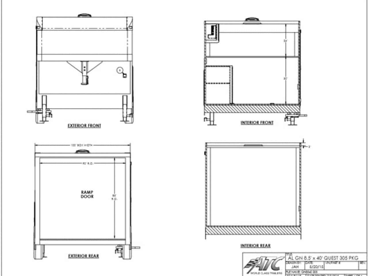 40' ATC Gooseneck Race Trailer: Get Quote Here | MO Great Dane / Total ...