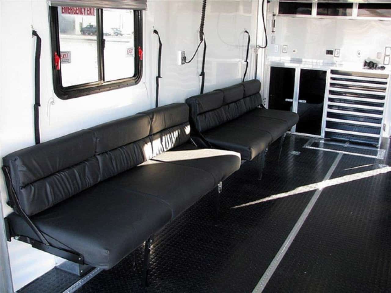 46 ft Black Living Quarters Race Custom Trailer | MO Great Dane / Total ...