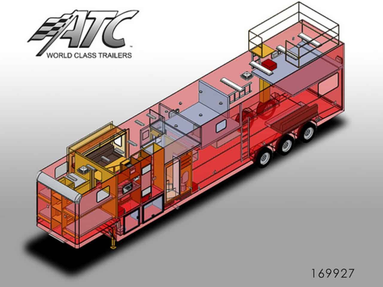 53ft Race Trailer with Custom Living Quarters | MO Great Dane / Total ...