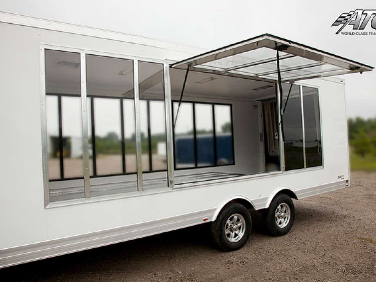 Glass Side ATC Car Hauler Display Trailer | MO Great Dane / Total ...