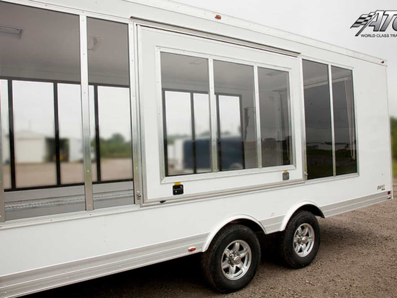 Glass Side ATC Car Hauler Display Trailer | MO Great Dane / Total ...