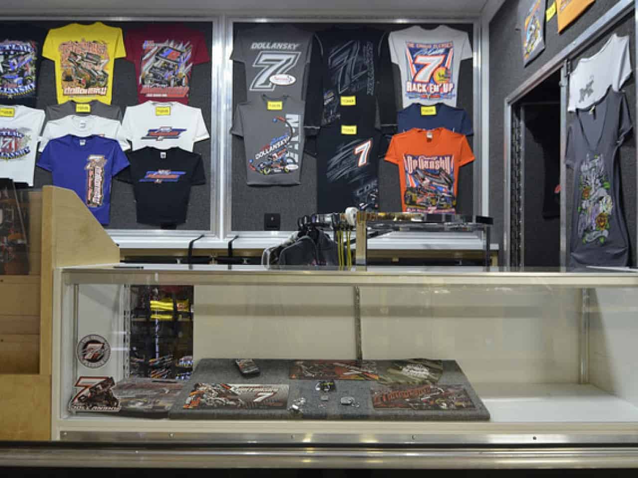 Gooseneck Display Trailer: NASCAR Events | Vending & Marketing Trailers