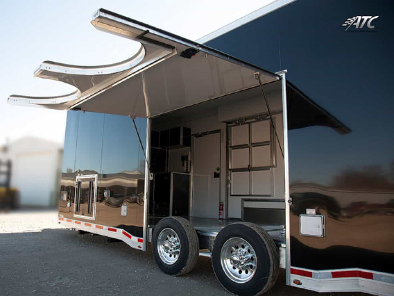 Fold Down Stage Trailer - Mobile Marketing | MO Great Dane / Total ...