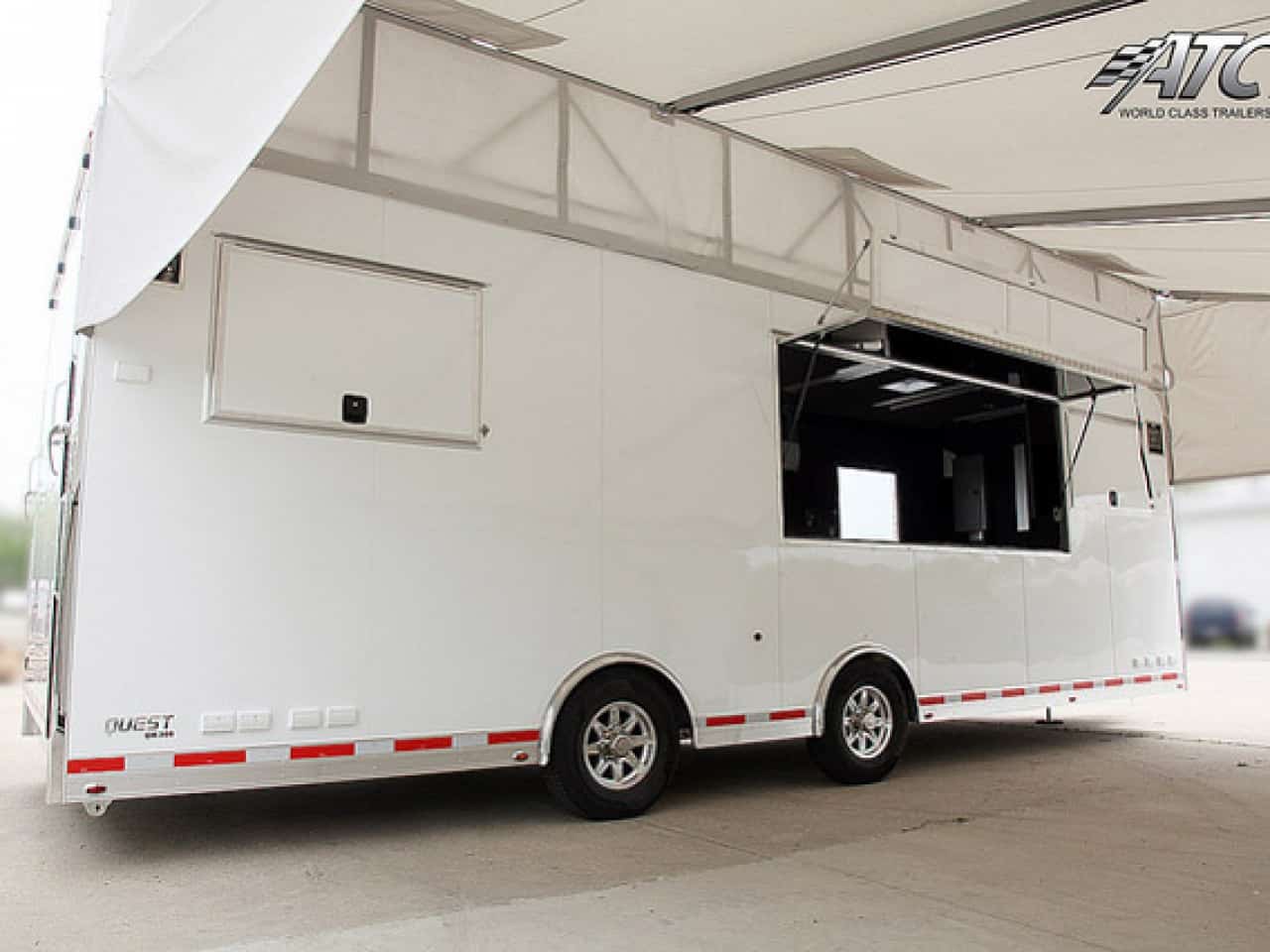 Display Trailer w/ Arrow Tent Awning: Custom Build Here | MO Great Dane ...