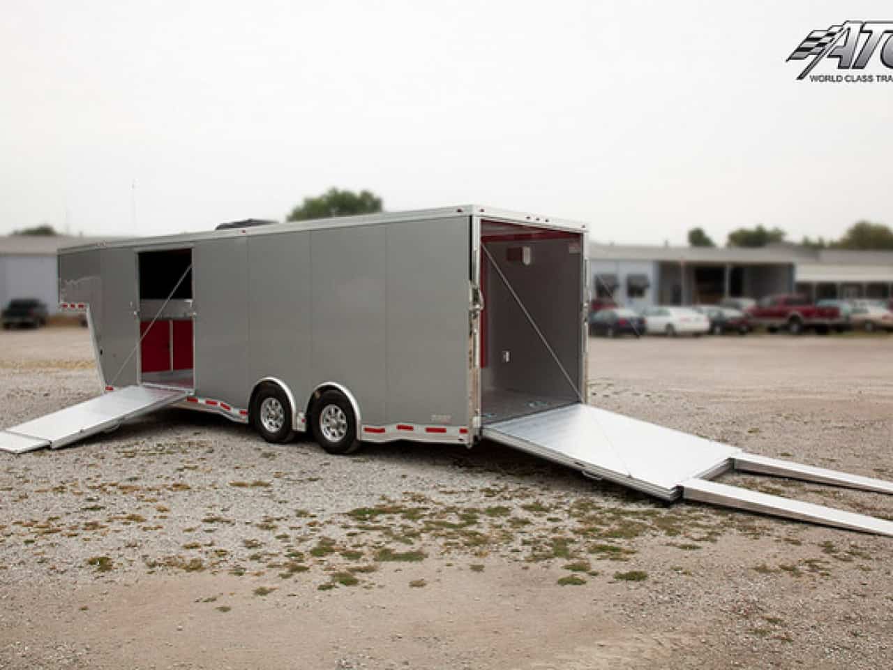 Quest Aluminum Gooseneck Race Trailer | MO Great Dane / Total Trailers ...