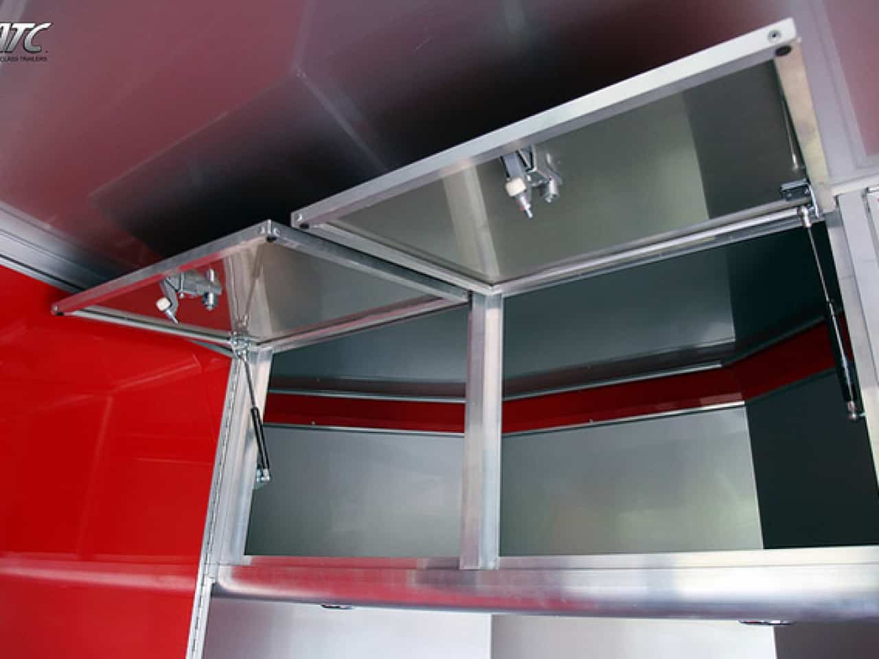 Red Color ATC Custom Motorcycle Trailers | MO Great Dane / Total ...
