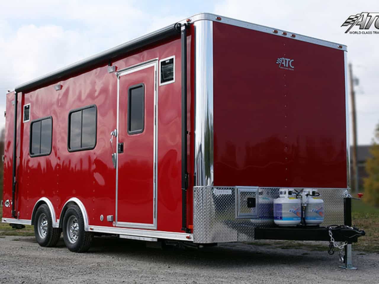 Custom-Built Red Office Trailer | MO Great Dane / Total Trailers trailers